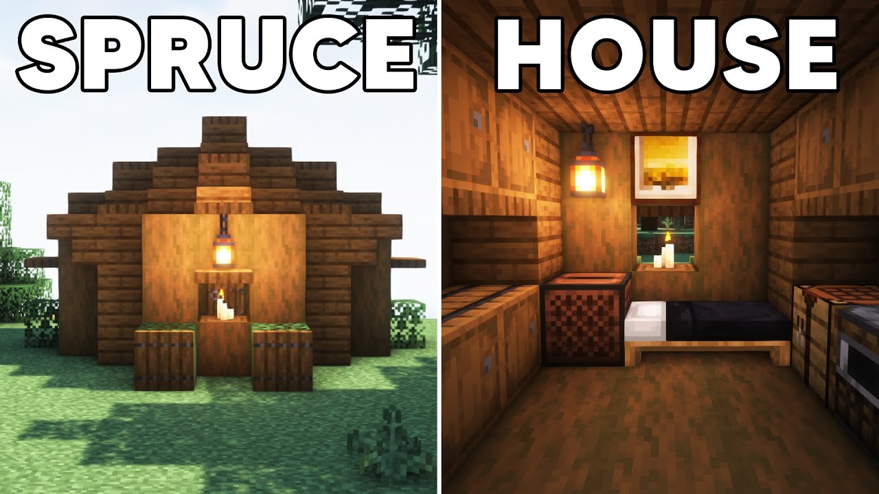 Simple Starter Base for Survival Minecraft #3 - YouTube