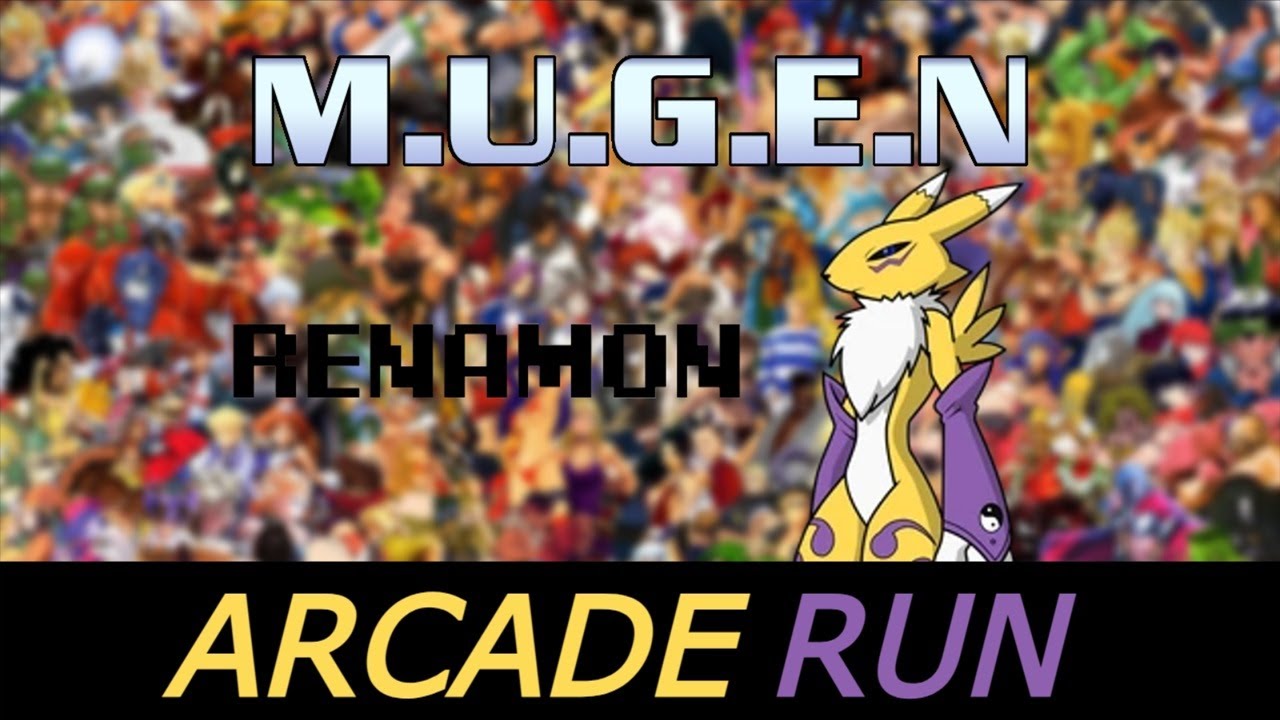 MUGEN: Tsunamidusher's Renamon Arcade Run - YouTube