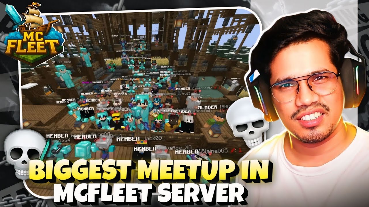 Biggest Meetup 💀 In Mcfleet Server | Danger Sky - YouTube