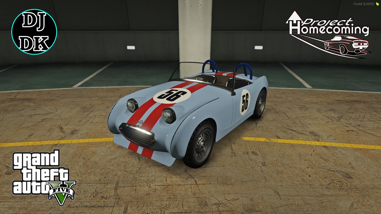 GTA V (FiveM: PH) Weeny Brisket [Austin Healey Sprite MkI '58] - YouTube