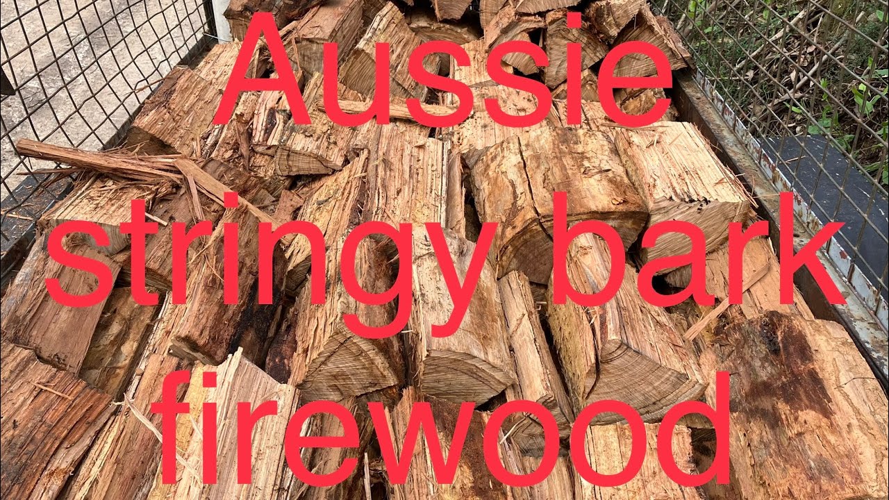 Another delicious load of Aussie stringy bark firewood - YouTube