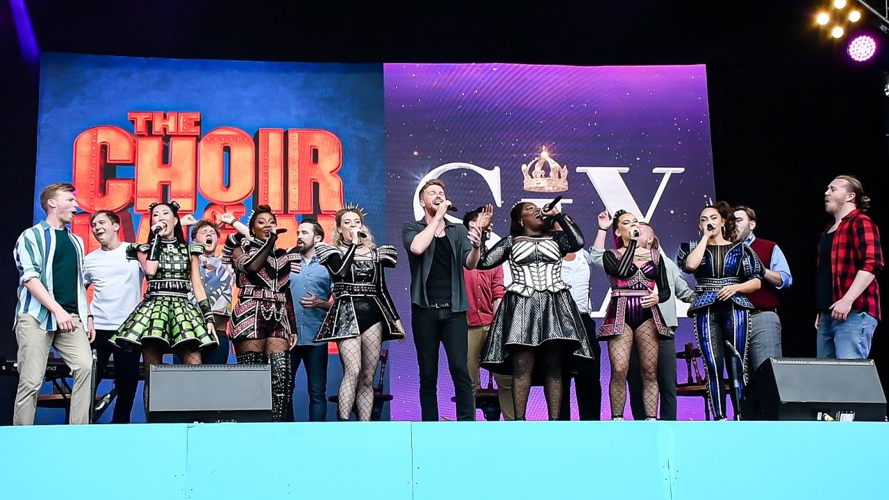 Claudia Kariuki, Matt Beveridge & casts of SIX & Choir of Man | "Heart ...
