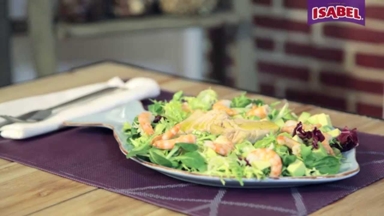 Recipe: Avocado Shrimp and Tuna Salad - Isabel Tuna - YouTube