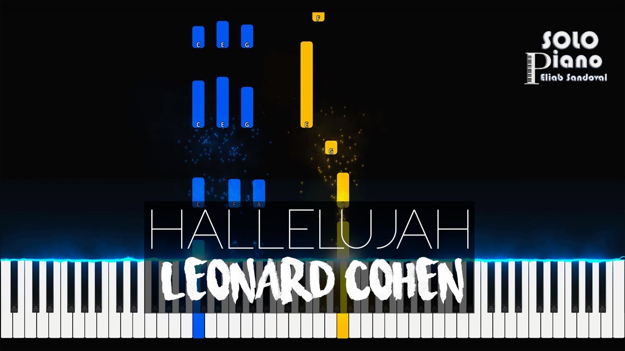 Hallelujah - Leonard Cohen | Easy Piano Tutorial + Partitura - YouTube