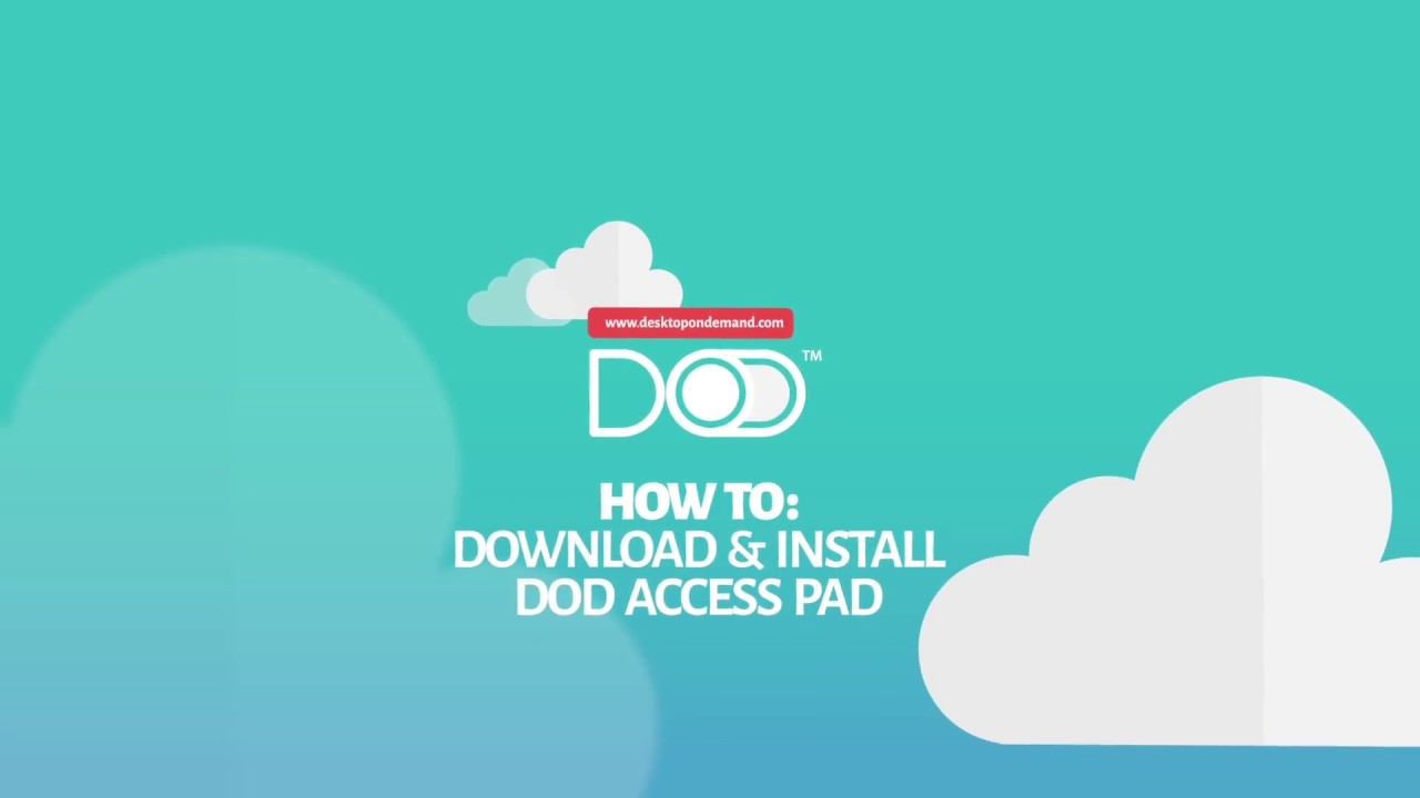 How to download and install DOD Access Pad - YouTube