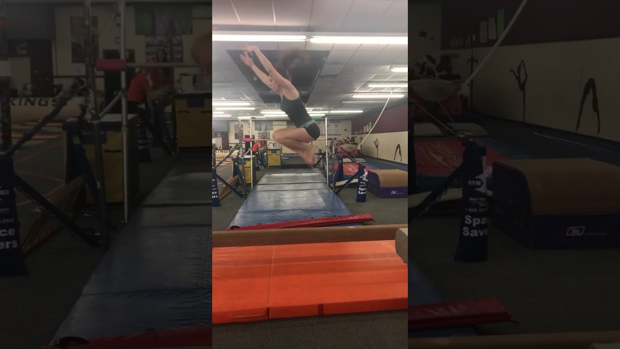 All Jumps (straight, tuck, and split jumps) on Low Beam - YouTube