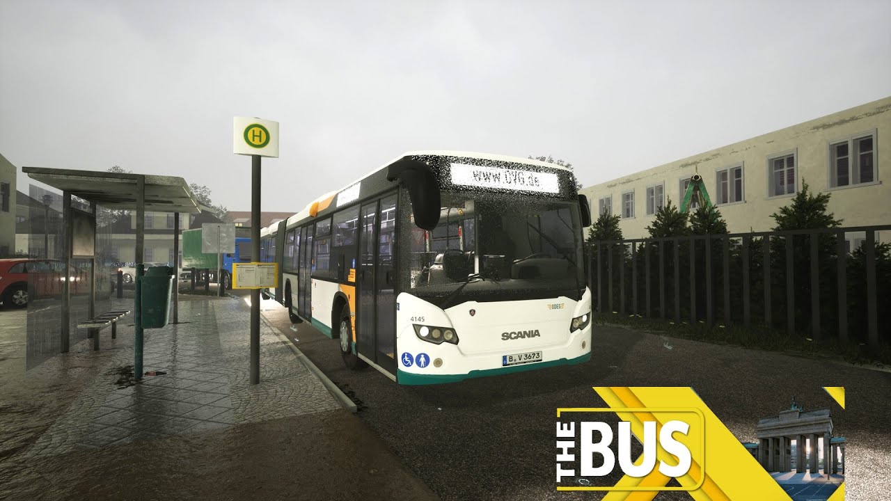 THE BUS | SCANIA CITIWIDE LF 18M 3D | LINE 40 TOUR 01 | HEAVY RAIN ...