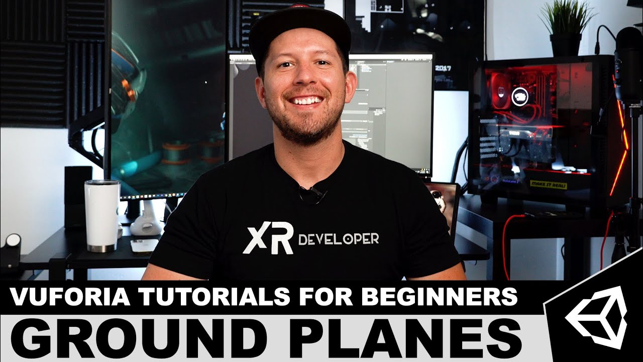 How To Setup Vuforia Ground Planes And Mid Air Placement - YouTube