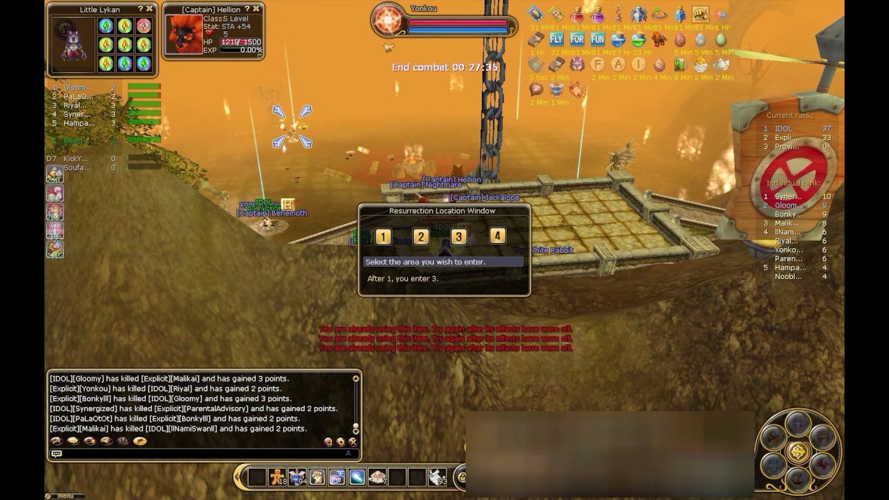 Flyff Guild siege Yetti 22-07-2017 PoV Gloomy - YouTube