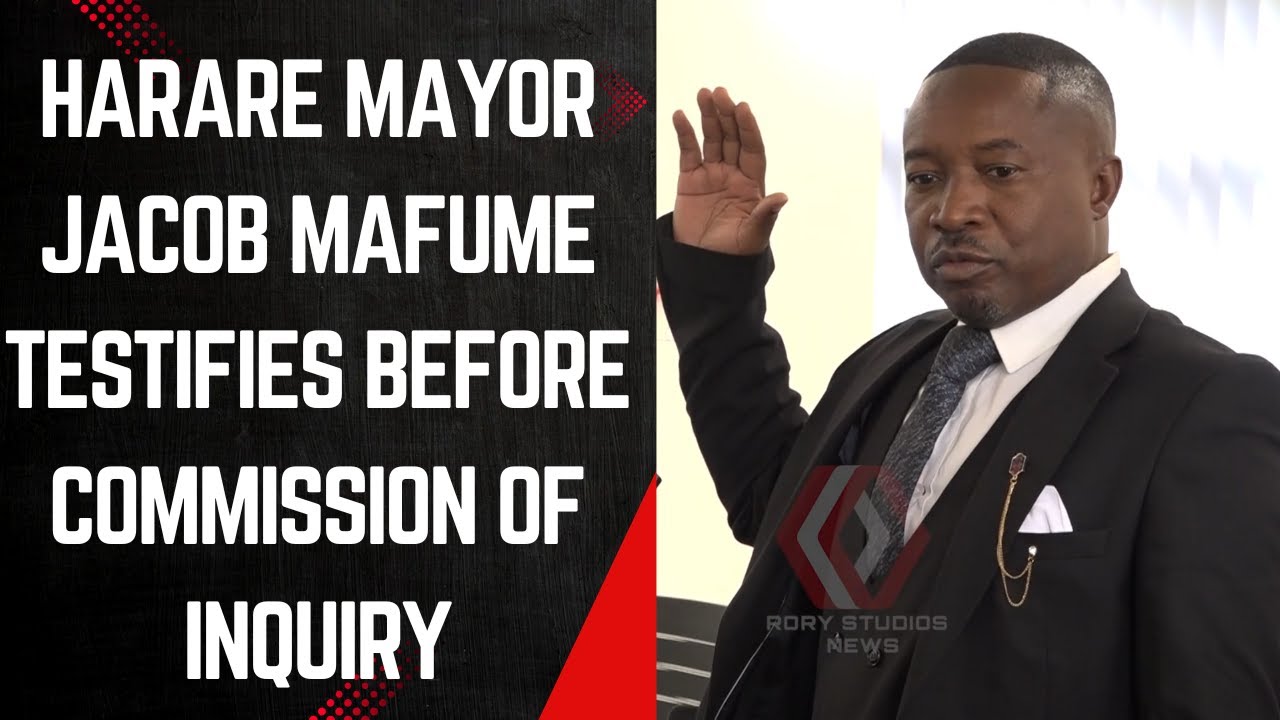 Harare Mayor Jacob Mafume testifies before Commission of Inquiry - YouTube