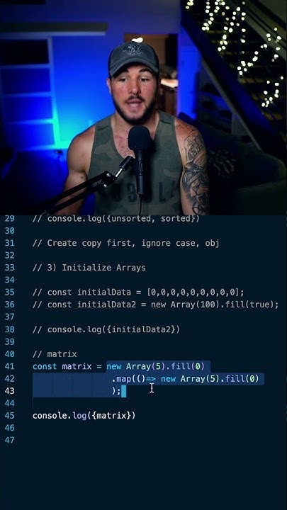 Do THIS To Create A Matrix In JavaScript - YouTube