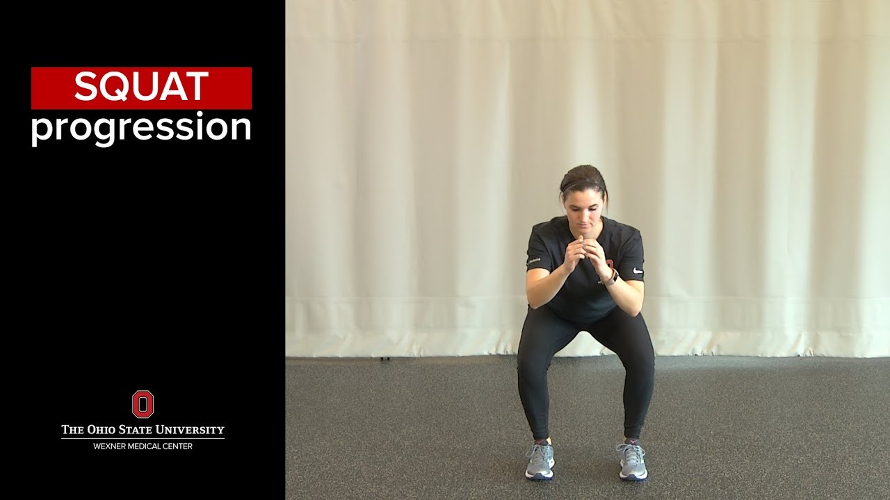 Squat progression | Ohio State Medical Center - YouTube