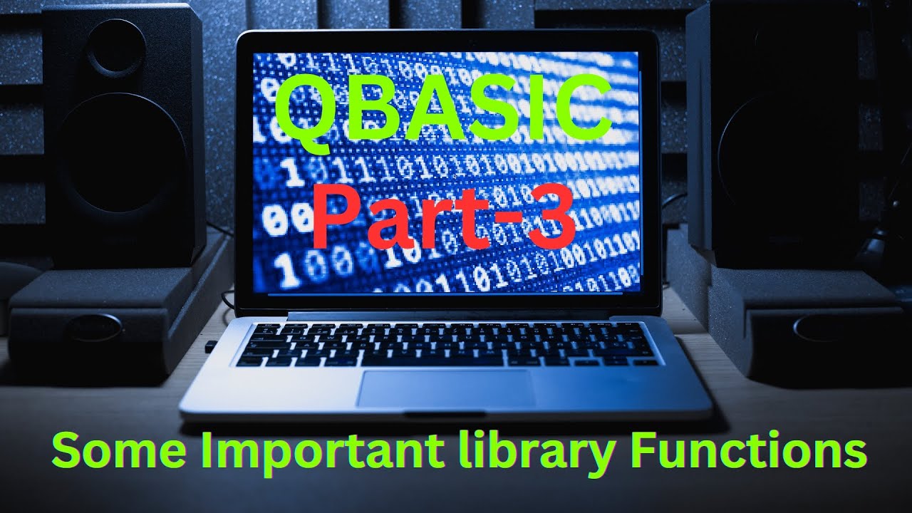 Qbasic Programming Key Library Functions With Live Coding Print 1883