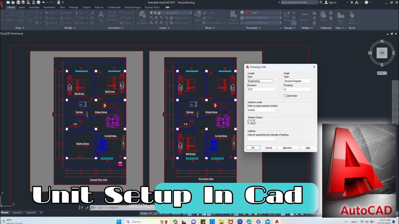 How to Set Advance Level Dimension In Auto Cad - YouTube