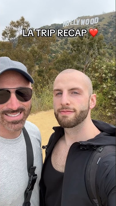 Hollywood Trip Recap #relatable #agegaplove #fyp #foryou #travelvlog #gaytravel - YouTube