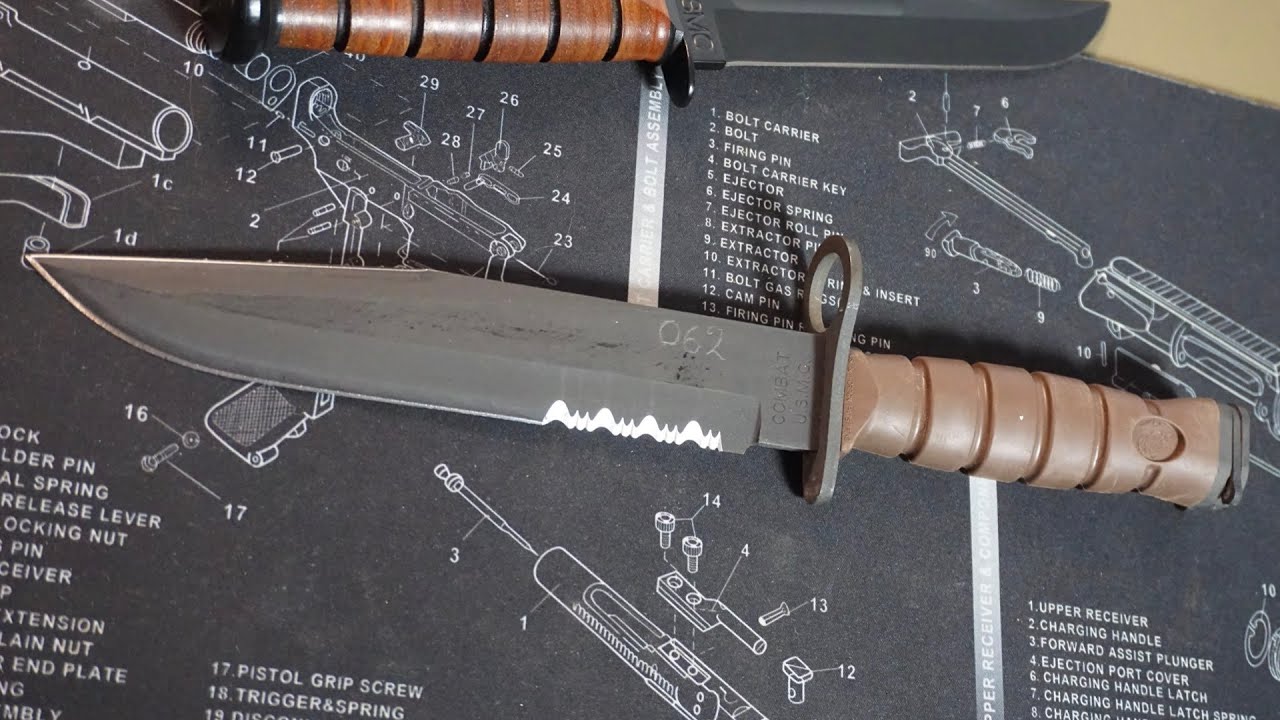 Marine Issue Bayonet (Ontario OKC-3S) - YouTube