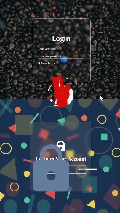 HTML CSS Login Form | Web Tech | #shorts #viralshorts #coding #html #css #loginform - YouTube