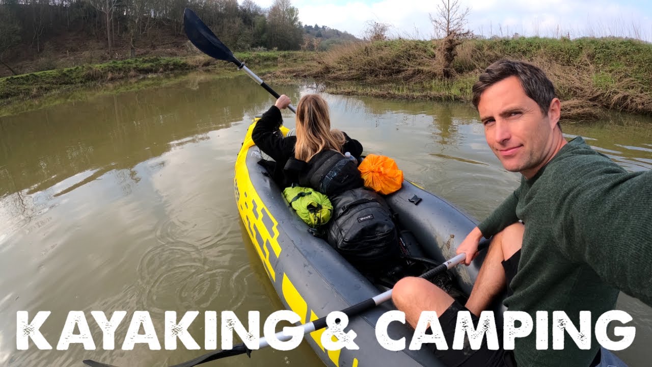 Kayaking & wild camping on the River Arun from Pulborough in an Intex ...