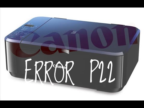 Canon e510 Error P22 - YouTube