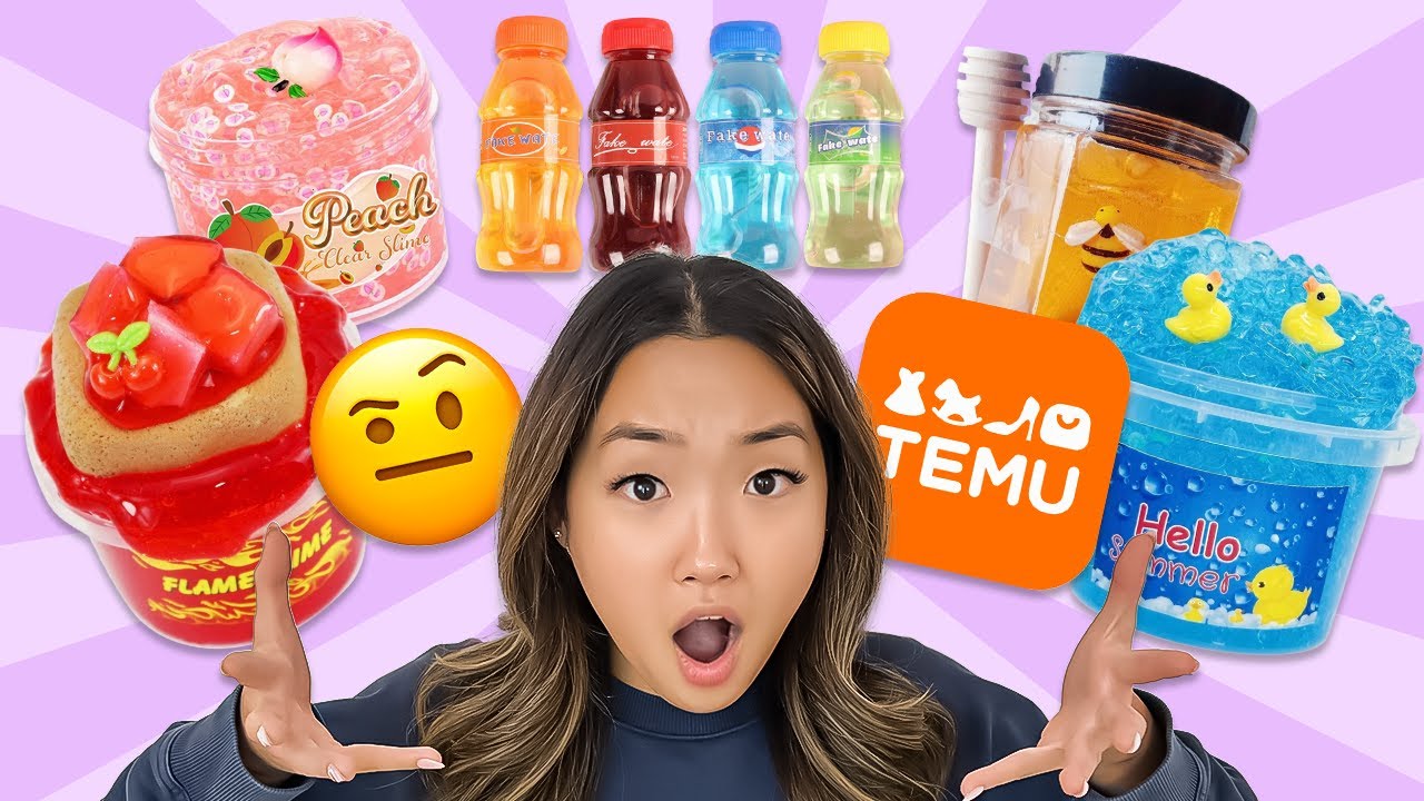 Reviewing TEMU SLIME So You Don't Have To... 🤔 - YouTube