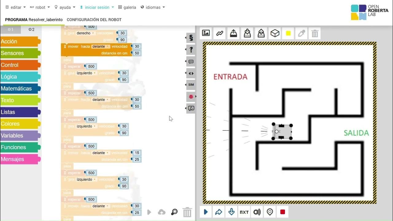 Resolver laberinto - YouTube