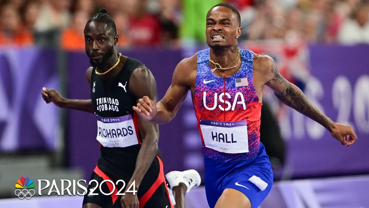 Quincy Hall's epic sprint to 400m glory, step by step | NBC Sports ...