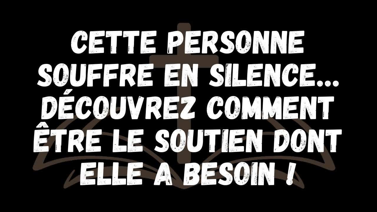 Cette personne souffre en silence… Découvrez comment être le soutien ...