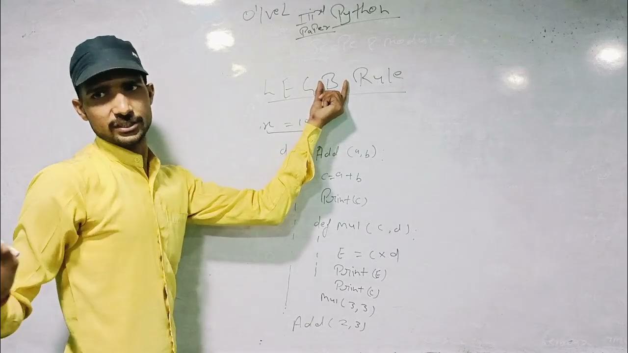 O-level #Lecture- Topic- SCOPE &MODULE #Python class NIELIT#Paper M3 #BCA #MCA - YouTube