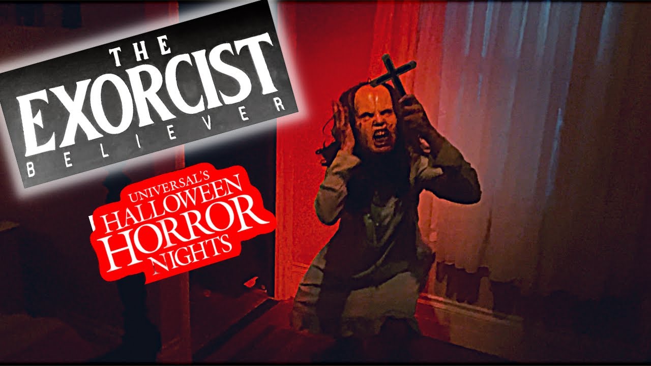 *INSANE* The Exorcist: Believer Haunted Maze Full Walk-Through & Review ...