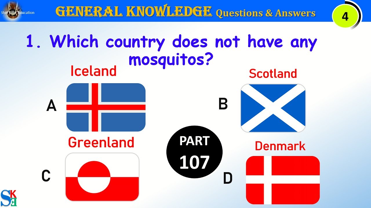 General Knowledge trivia quiz|GK quiz for kids|gk questions and answers ...