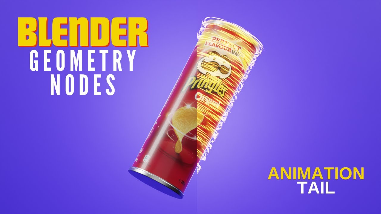 Animation Tail in Blender Geo Nodes | Blender Simulation Zone Nodes ...