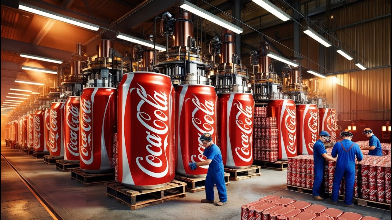 The Million CoCa-Cola Production Process Unveiled - YouTube