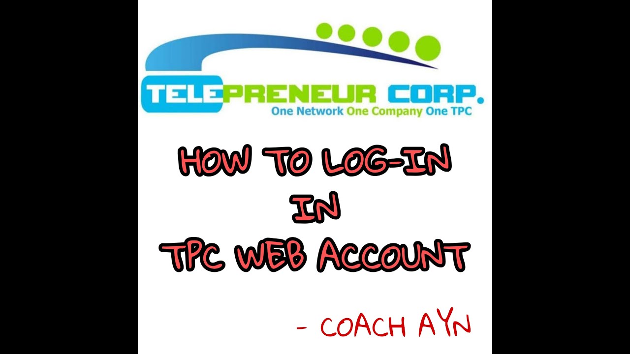 PAANO MAG LOG IN SA TPC WEB ACCOUNT | MAG INSTALL NG GOOGLE ...