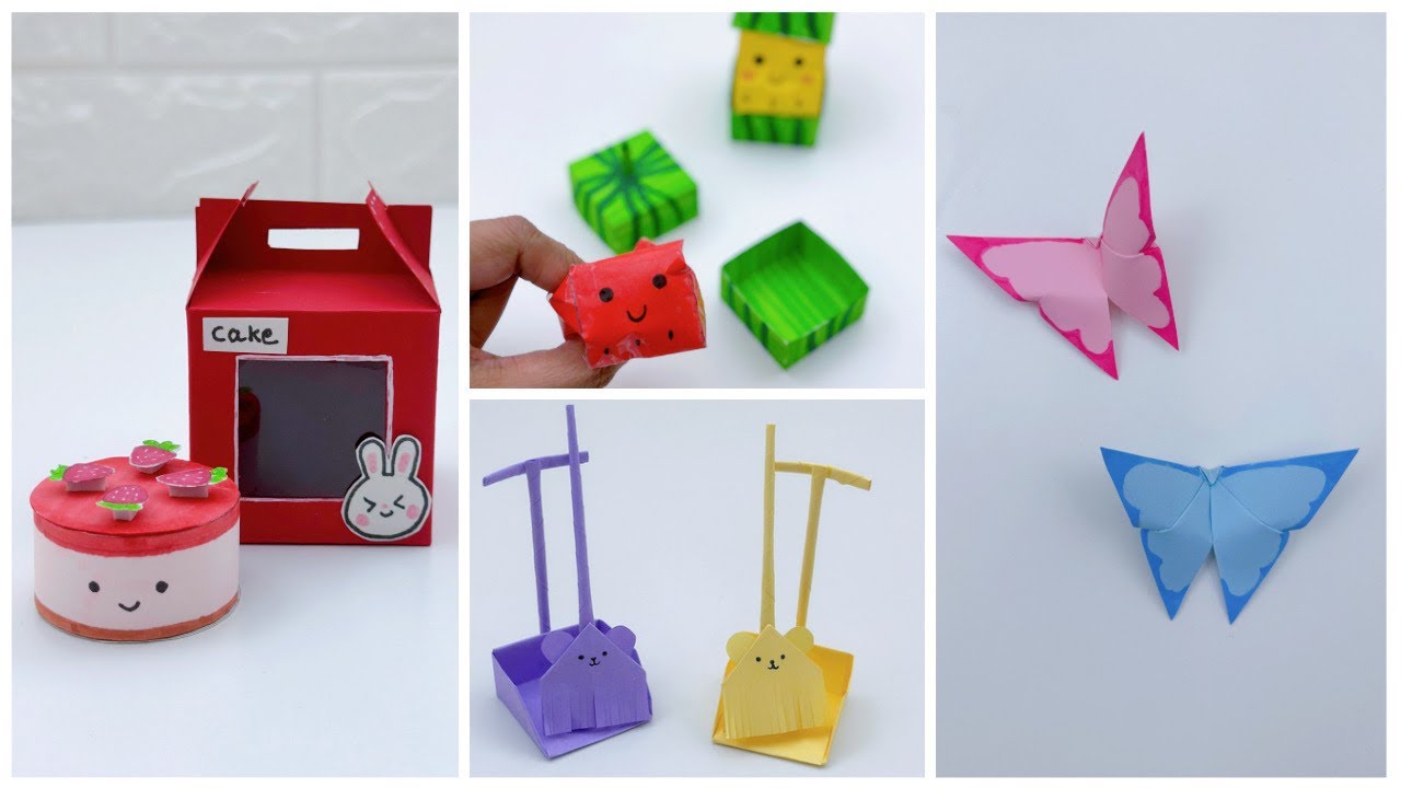 DIY Miniature Crafts Idea / Easy CraftIdeas / school hacks / mini craft ...