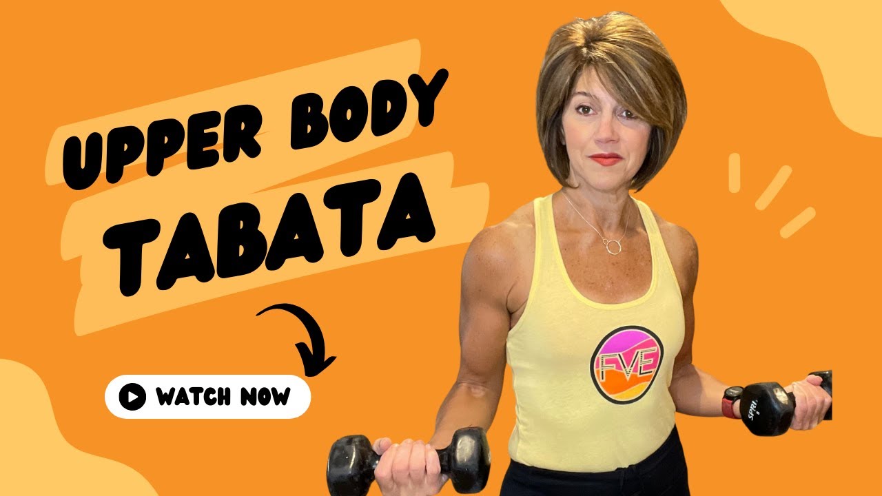 30 Minute Upper Body Tabata |Live at Home Workout - YouTube