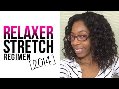 Relaxer Stretch Regimen | Relaxed Hair Stretching - YouTube