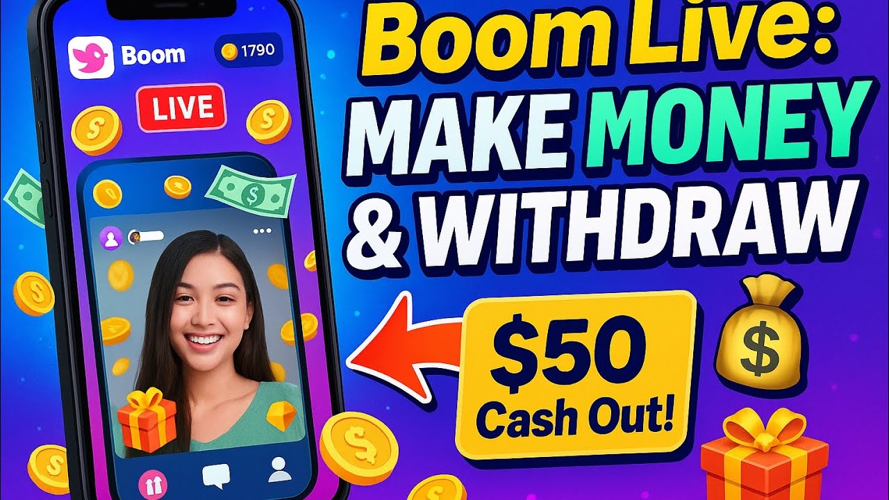 Boom Live App Review 💰 | How to Make Money & Withdraw Real Cash! - YouTube
