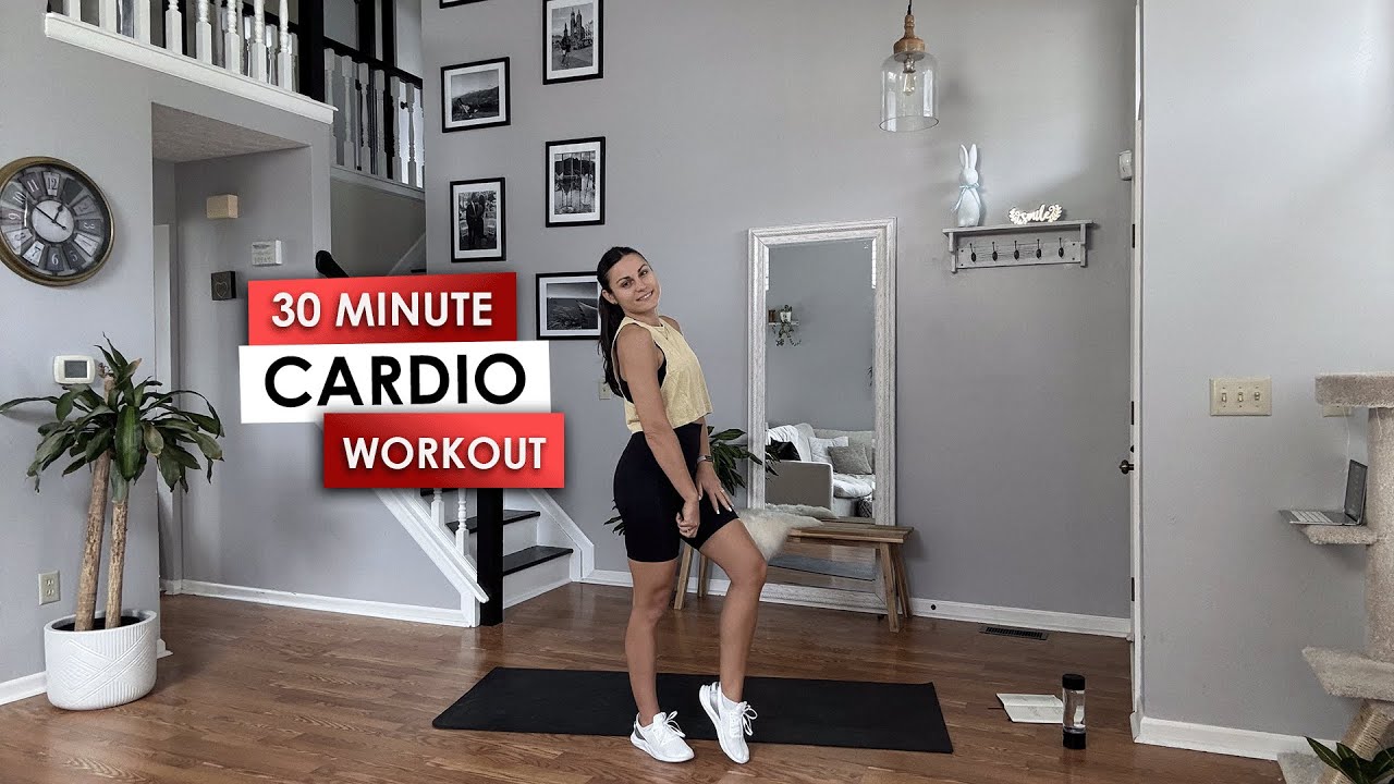 30 MINUTE CARDIO WORKOUT AT HOME | No equipment | Calorie Burn | HIIT ...