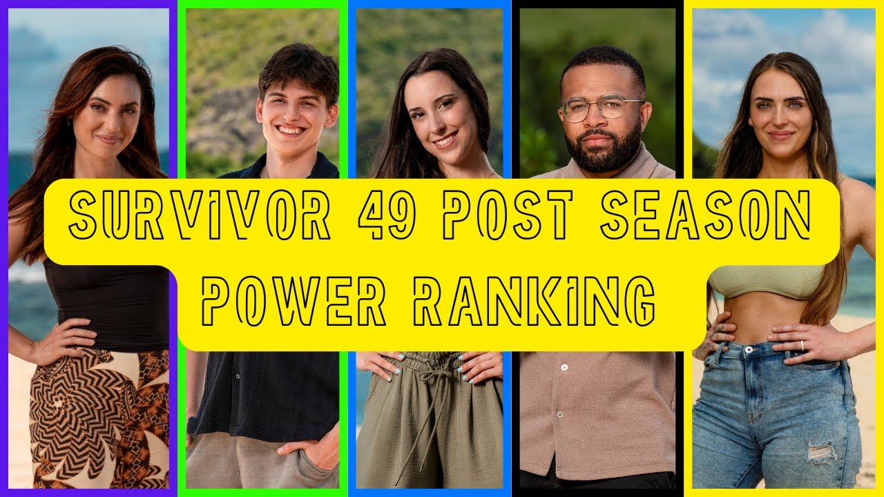 Survivor 49 Post season power ranking - YouTube