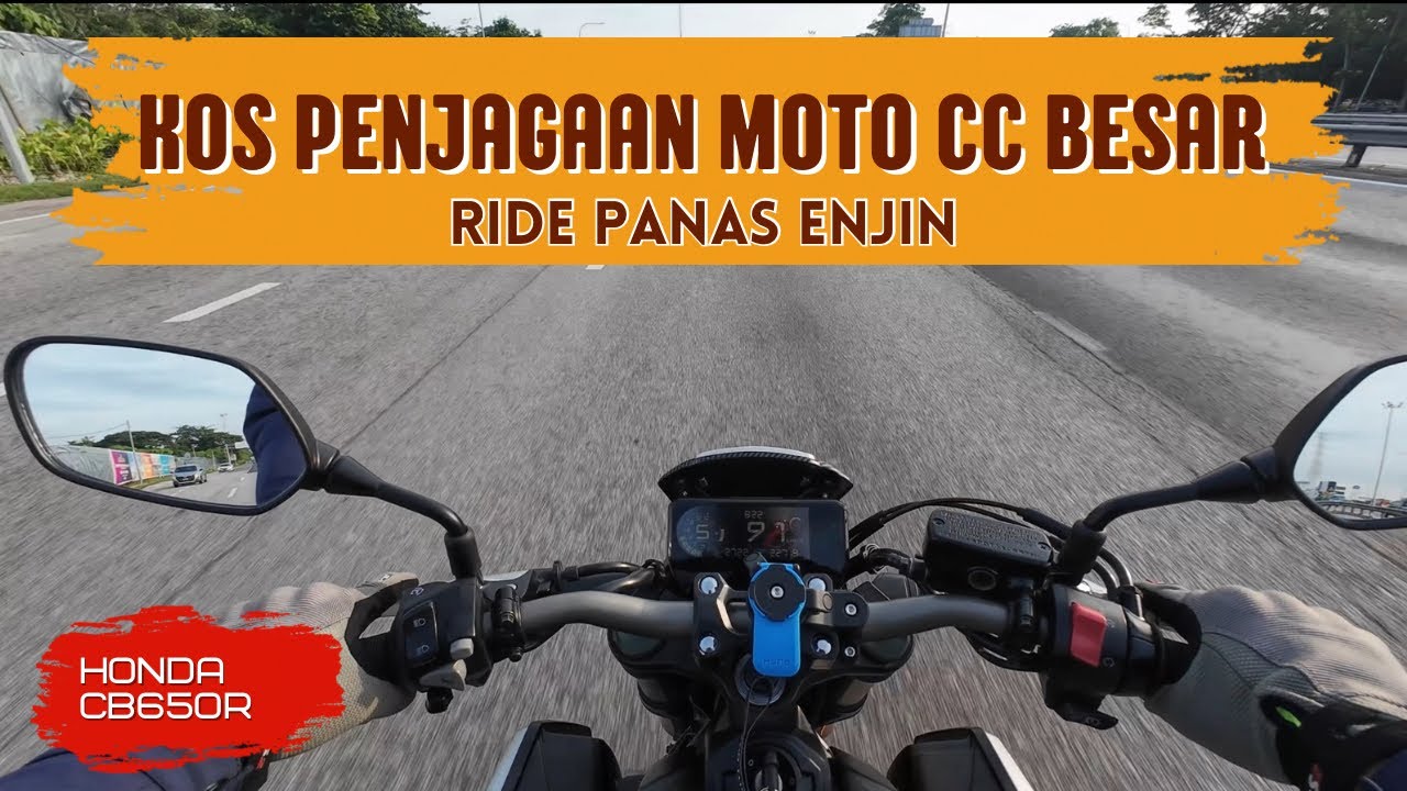 CB650R: Kos penjagaan moto cc besar - YouTube