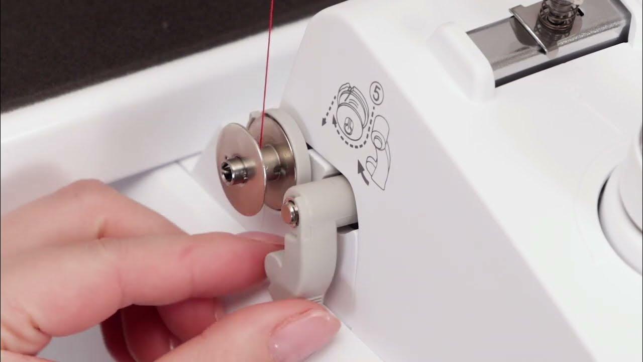 PR1 - Grundbetrieb 01 - Aufspulen des Unterfadens - YouTube