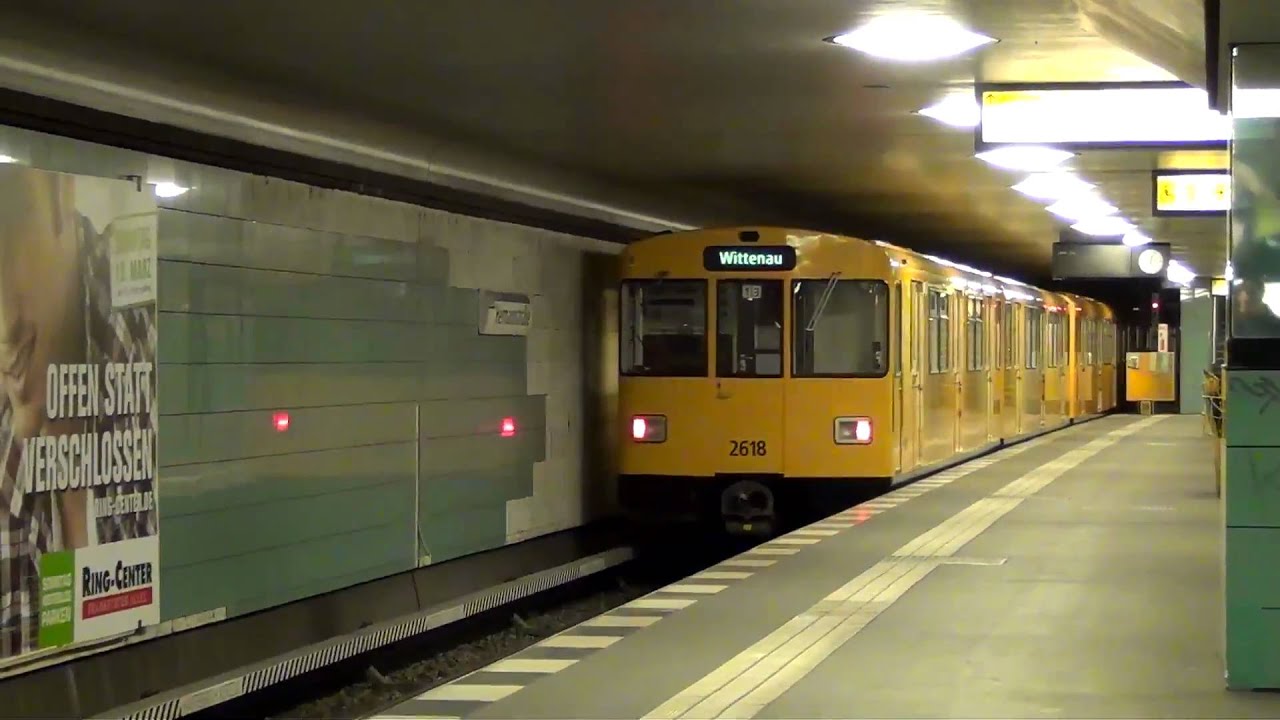 U-Bahn Berlin Bahnhof Hermannstraße U8 [HD] - YouTube