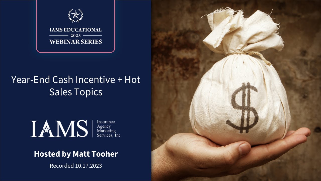 Year End Cash Incentive + Hot Sales Topics - YouTube