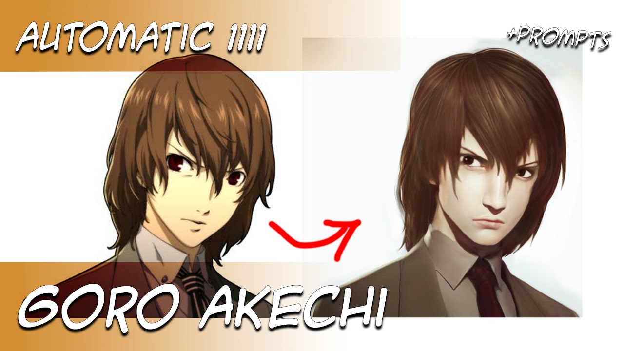 Automatic 1111-webUI -goro akechi. - YouTube
