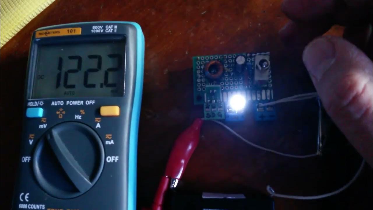 Джоуль вор на мосфете старт от 200 милливольт Joule Thief On Mosfet