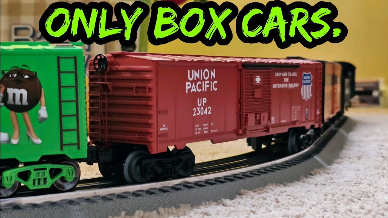 Making a Model Train Only Using Box Cars - UNCUT/EXTENDED!! - YouTube