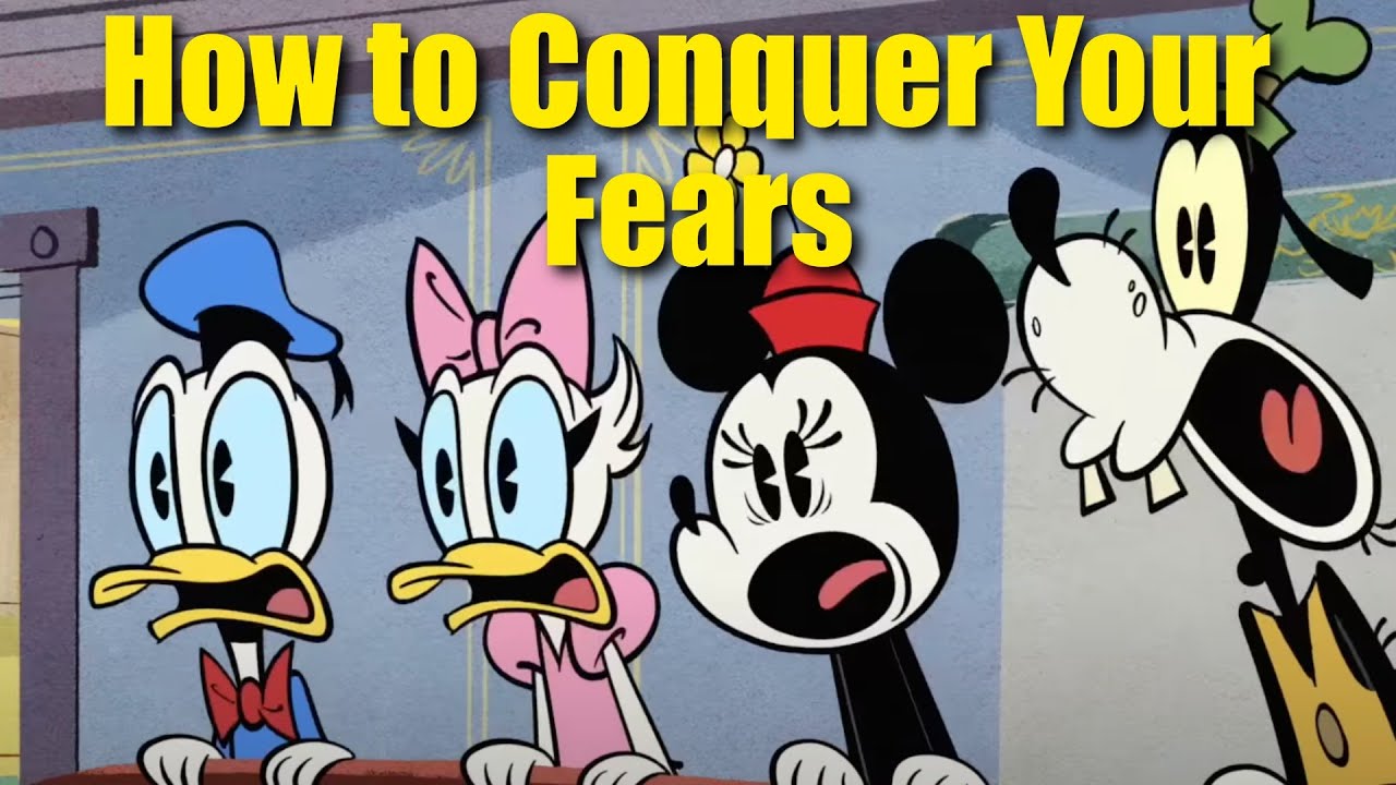 Minnie Mouse Basement Slide - How to Conquer Your Fears - YouTube