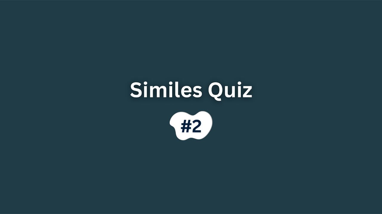 Similes Quiz #2 | English Grammar Test | English Vocabulary Test - YouTube