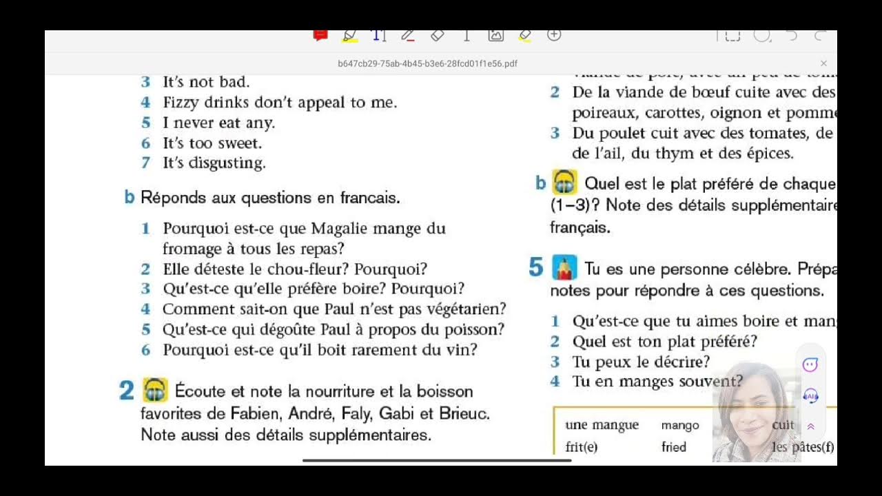 IGCSE curriculum French Ol 0520, 7156 (unité 4, L2) - YouTube