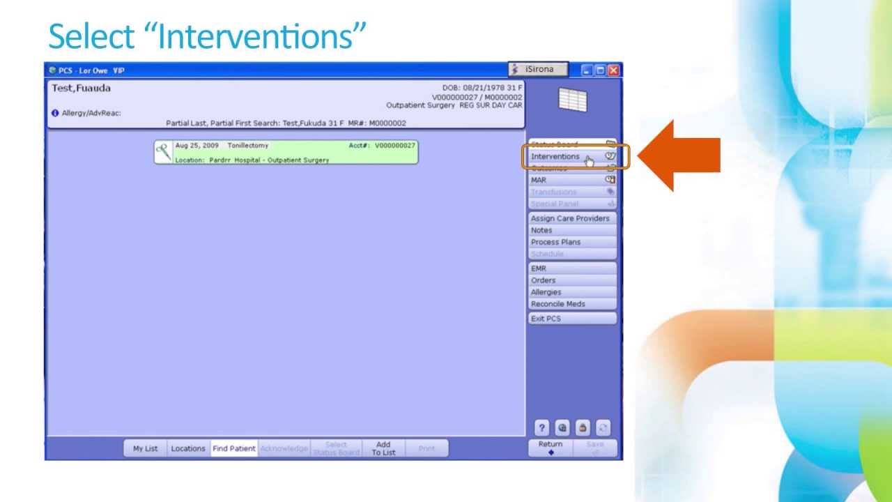 Brief Demo: iSirona + MEDITECH Client Server 5 or 6 - YouTube